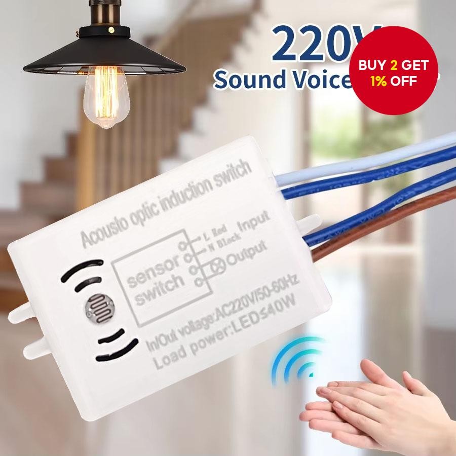 Light Sensor Switch Detector Sound Voice Sensor Smart Home Lighting ...