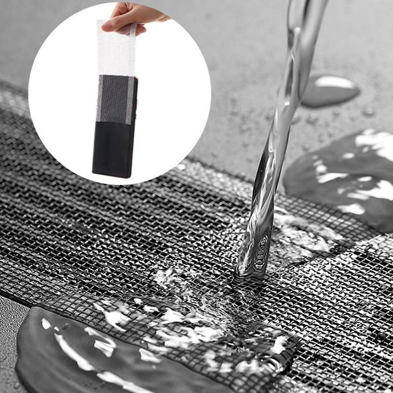 Piq302 Cuttable Shower Drain Hair Catcher Self-Adhesive Floor Drain ...