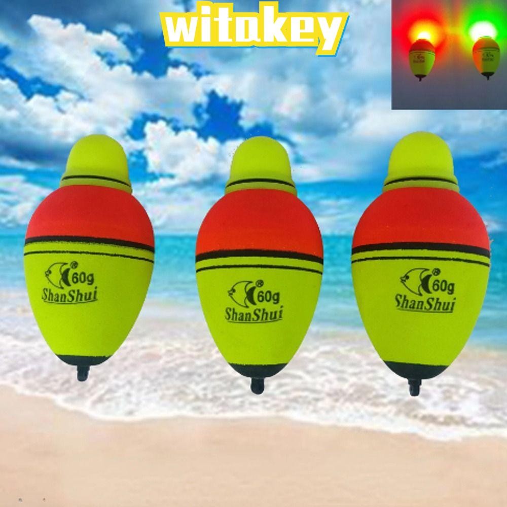 WITAKEY Electron Foam Float, Foam Green Visual Anchor Fish Float ...