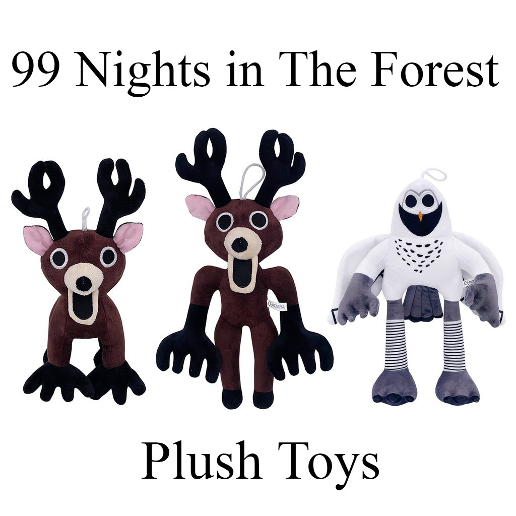 36CM Elk Plush Toy 99 Nights in The Forest Plush Roblox Deer Soft ...