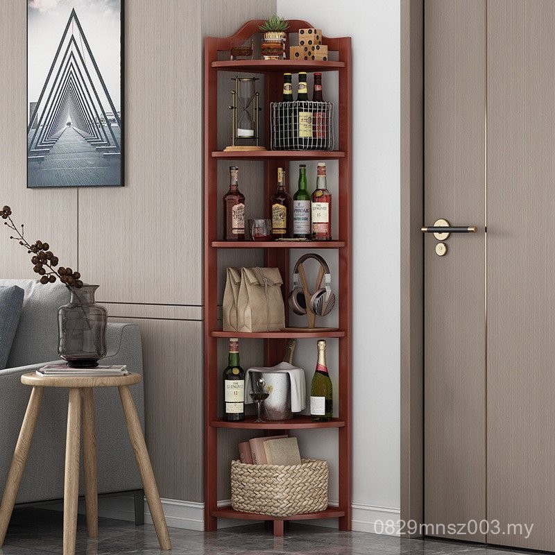 Ornaments Storage ^ Corner Cabinet Sofa Simple Locker p Triangle ...