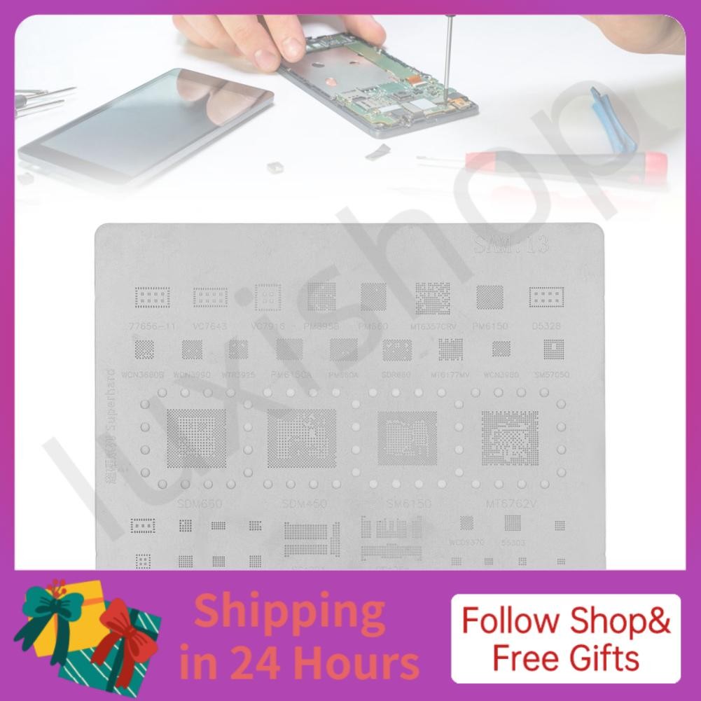 iuxishop-my Reballing Stencil Stainless Steel Phone CPU Reball Rework ...