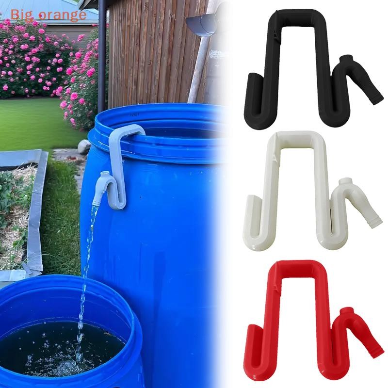 [Big orange] Self Priming Siphon Hose No-Drill Overflow Pipe Effortless ...