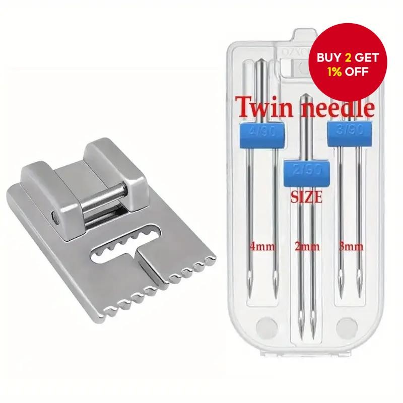 Sewing Machine Double Needles With Pressing Feet Double Needles Sewing ...