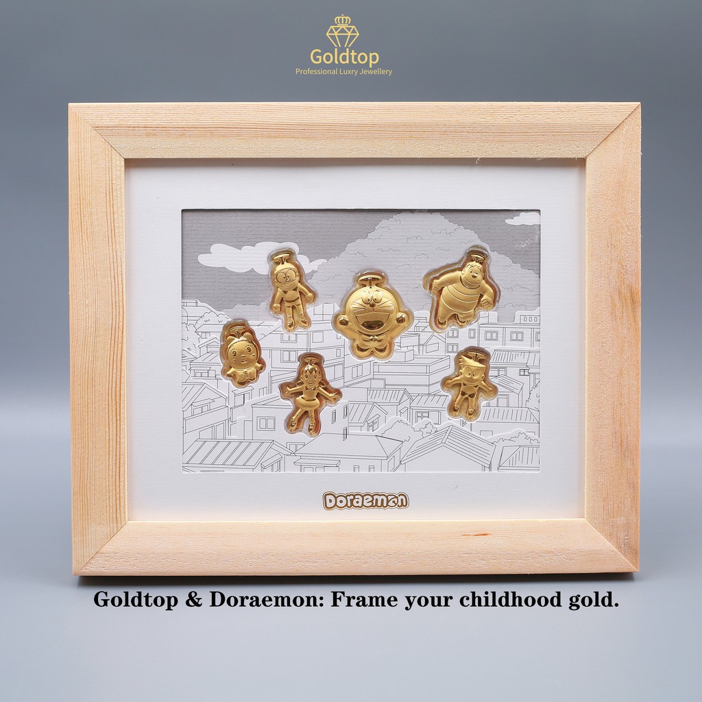 【Goldtop】Classic 999 Pure Gold Doraemon(1.2g)-Keep Childhood Memories ...