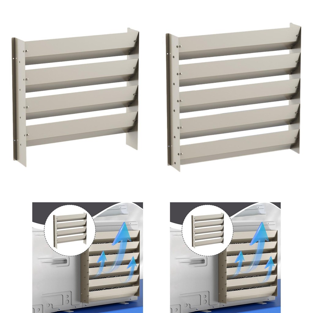 [xbnmpzi] Outdoor Air Conditioner Deflector Wind Guide Cover Compressor ...