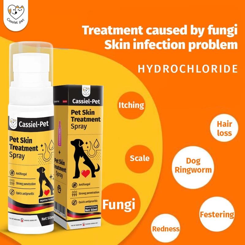 Cassiel Pet-Pet Skin Sprays for Dogs & Cats - Nature Soothing Spray for ...