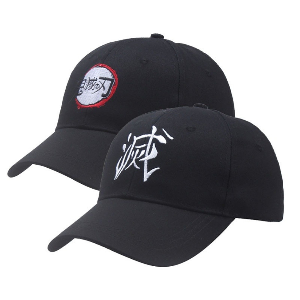 Anime Demon Slayer Merch Cap Demon Slayer: Kimetsu No Yaiba Print ...