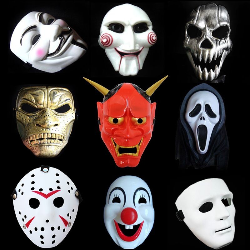 Halloween Mask V Revenge Chainsaw Horror Party Party Bannow Clown Skull ...