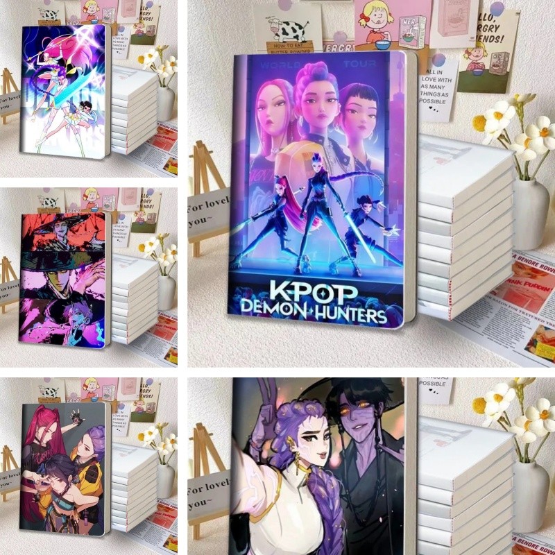 96/56 Page Kpop Demon Hunters Notebook Huntrix girls group Notepads ...