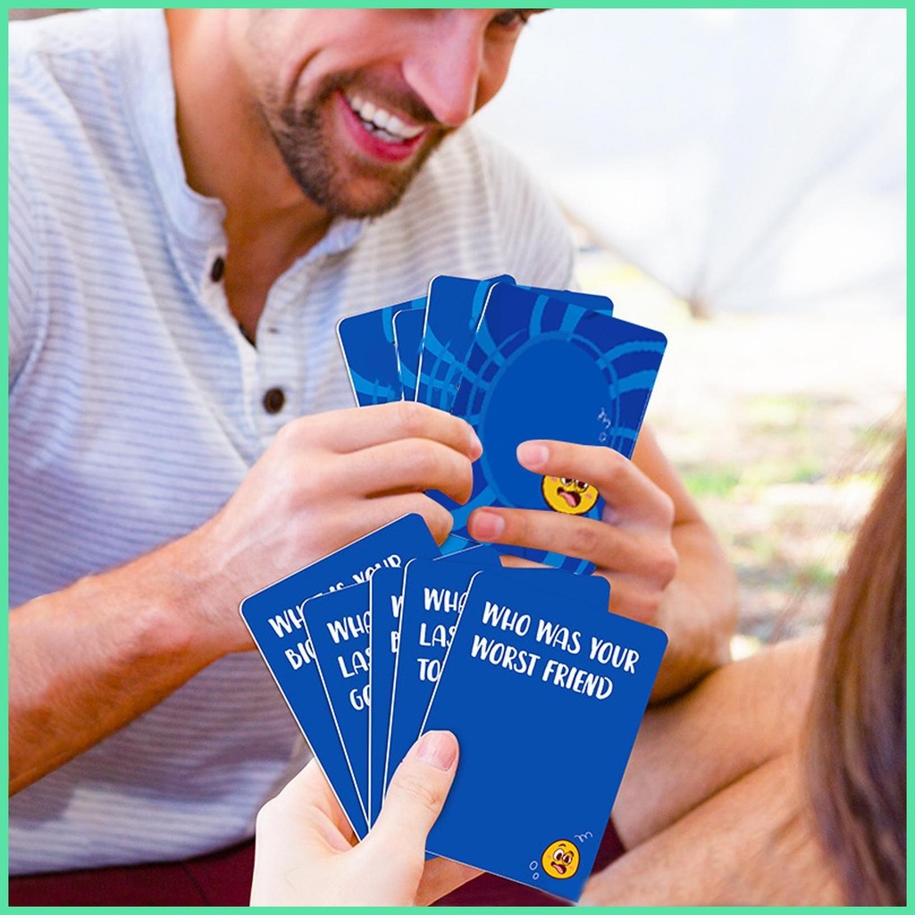 Questions and Answers Cards 50x English Questions and Answers Party ...