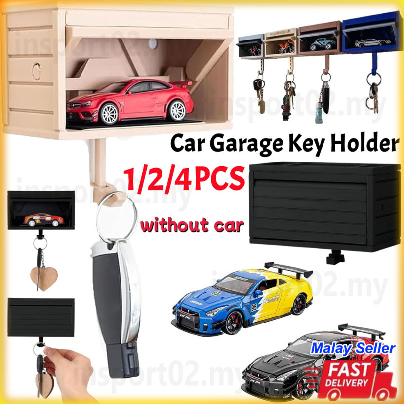 1/2/4PCS Key Holder for Wall, Car Garage 3D Printed Self-adhesive Key ...