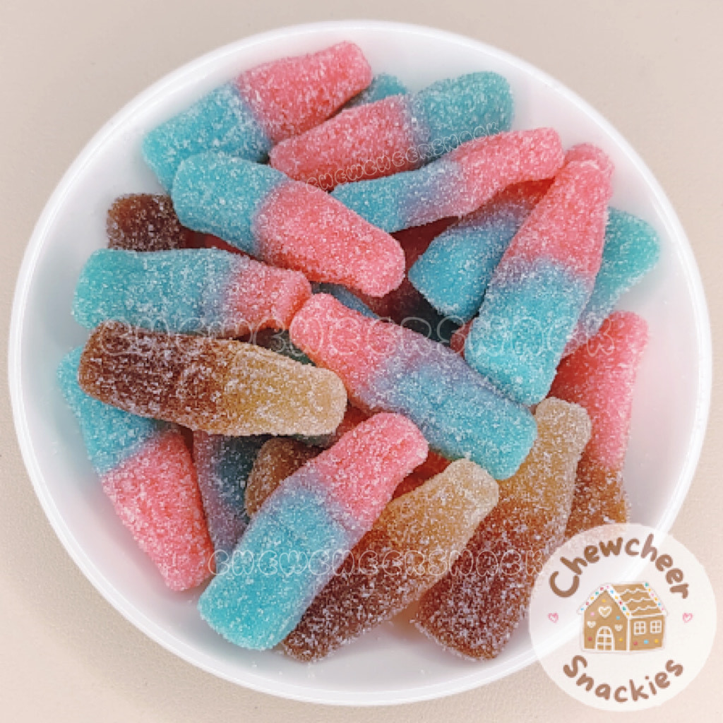 Sour cola bottles Gummy Candy [HALAL] | Gula Sweet Candy Fruit Sour ...