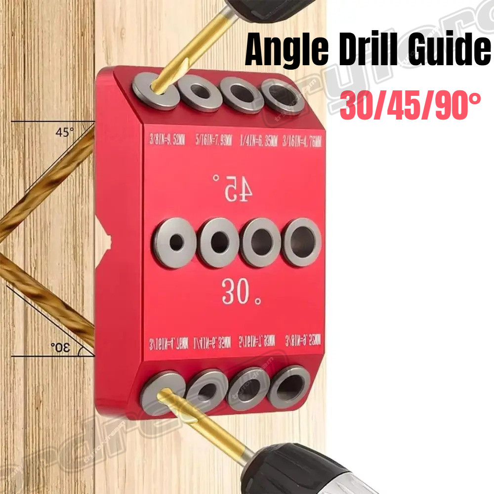 30/45/90°Angle Drill Guide for Angled/Straight Hole, Hardness Angle ...