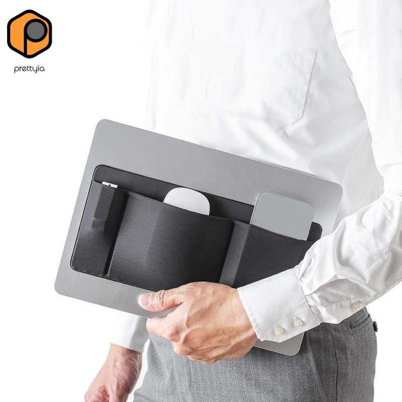 [prettyia] Mouse Bag, Self-adhesive Laptop Back Storage Bag, Mouse ...