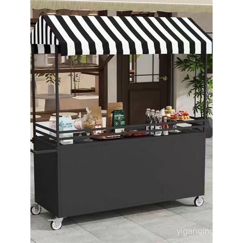 Wrought Iron Stalls Trolleys Night Market Stalls Mobile Dining Carts ...