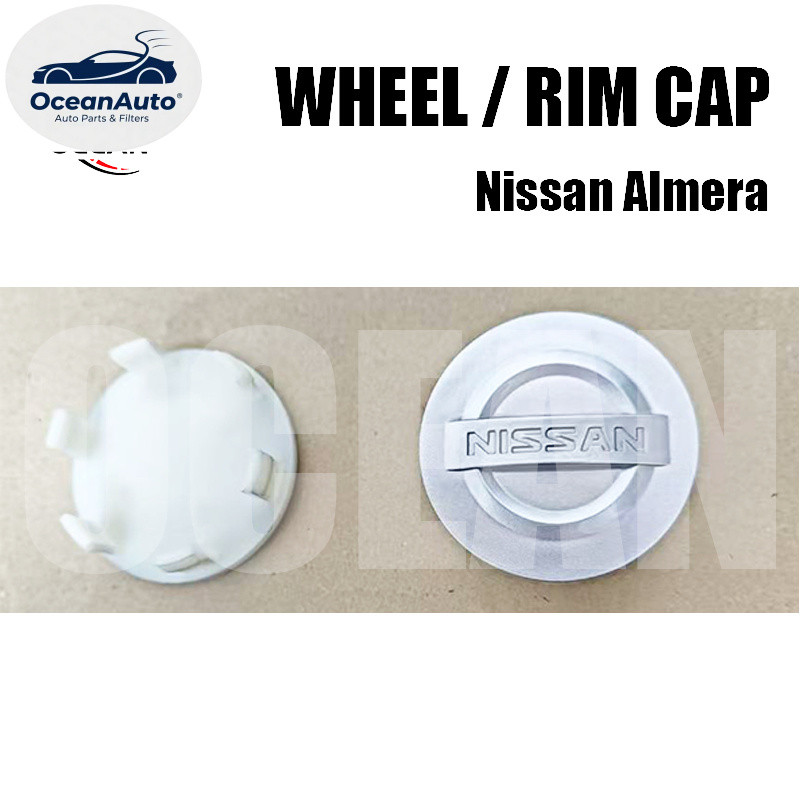 Nissan Almera car wheel cover 58mm WHEEL / RIM CAP ALL SILVER | Shopee ...