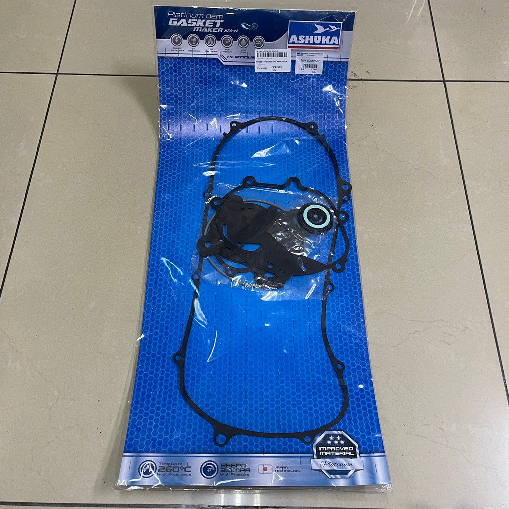 YAMAHA NVX155 V1 NVX 155 NVX-155 AEROX155 V1 OVERHAUL GASKET FRCM METAL ...