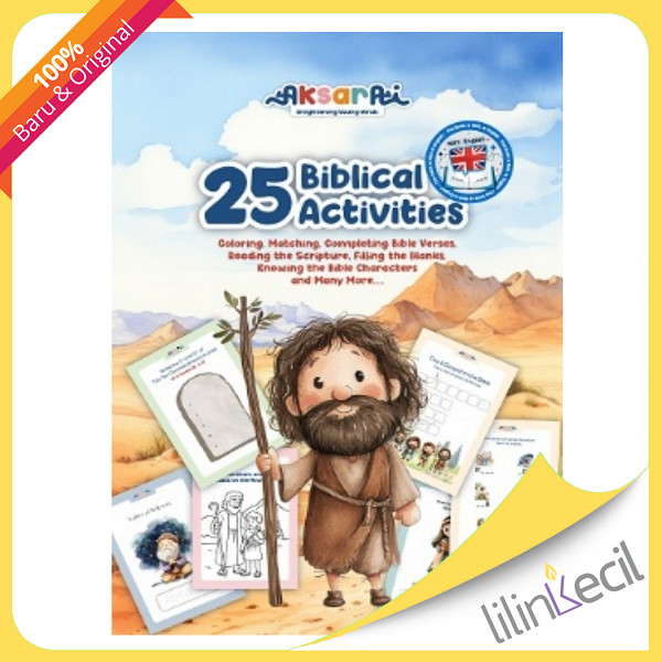 Worksheet 25 Activities Biblical (English) | Shopee Malaysia