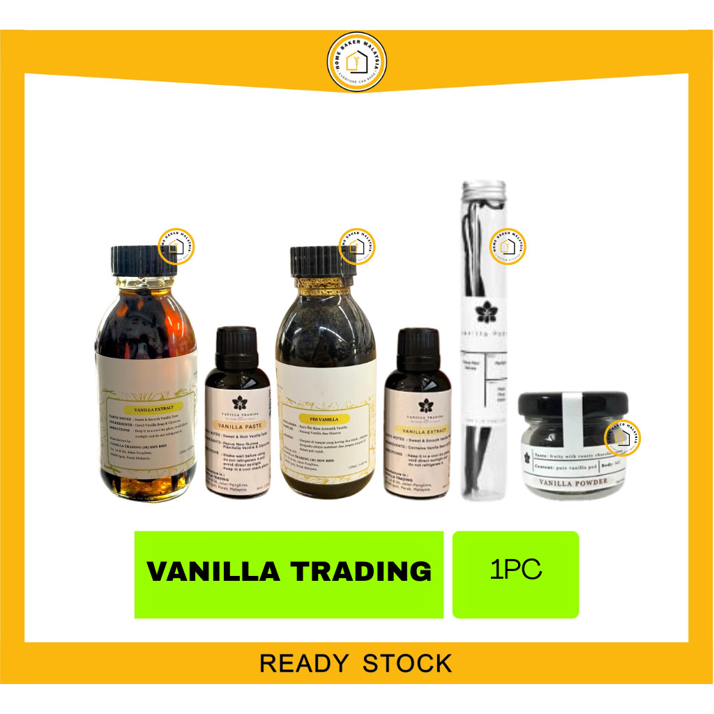 VANILLA TRADING VANILLA PASTE / EXTRACT / POWDER / PODS - HOME BAKER ...