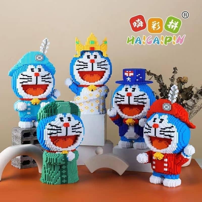 Blok Binaan Doraemon Building Block Micro Bricks Cartoon Model Figure ...