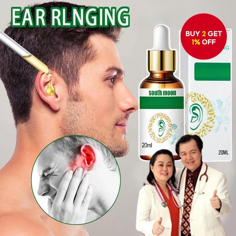 New 20ml South Moon Ear Drops for Tinnitus Relief and Ear Care Support ...