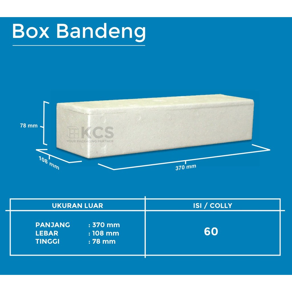HCS - Styrofoam Foam Box Milkfish Box KCS | Shopee Malaysia