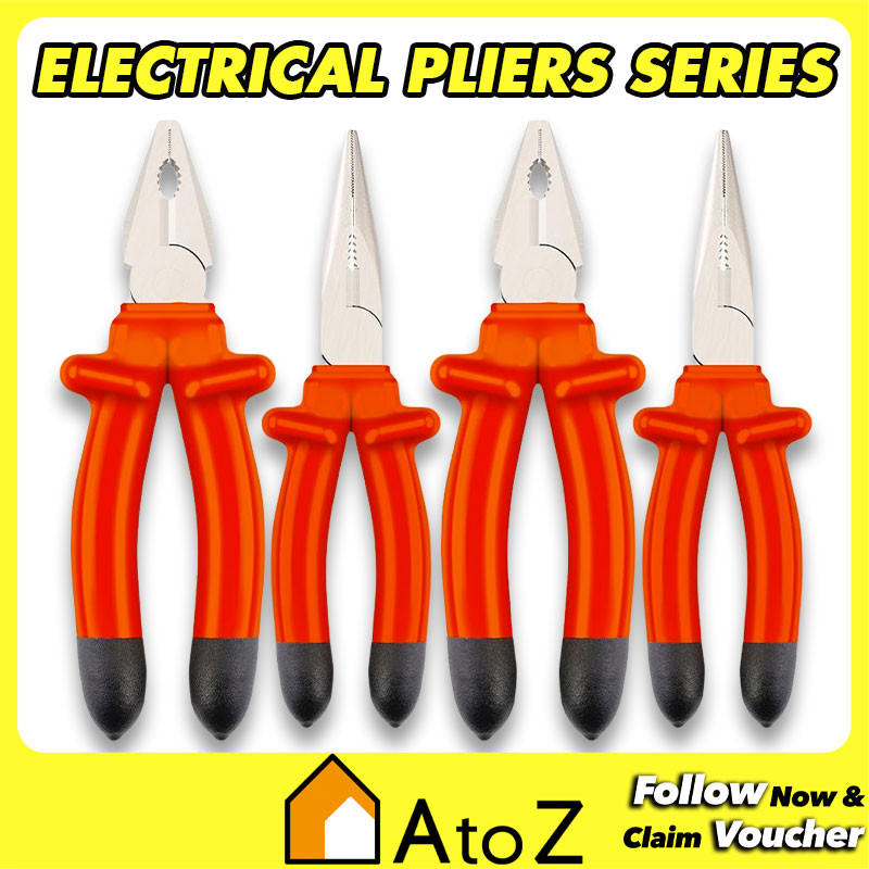 Combination Linemans 6"/7" Inch Long Nose Pliers Pliers Set Playar ...