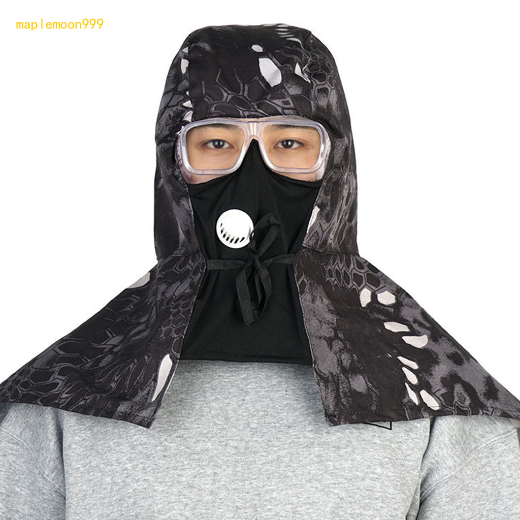 Welder's Shawl Hat Safety Work Hats Camo Neck Protection Hat Work Dust ...