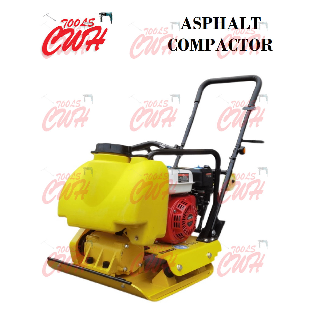 GASOLINE PETROL ENGINE ASPHALT TAR PAVEMENT VIBRATOR CEMENT COMPACTOR ...