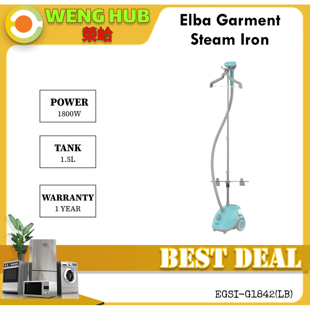 Elba Garment Steam Iron EGSI-G1842(LB) | Shopee Malaysia