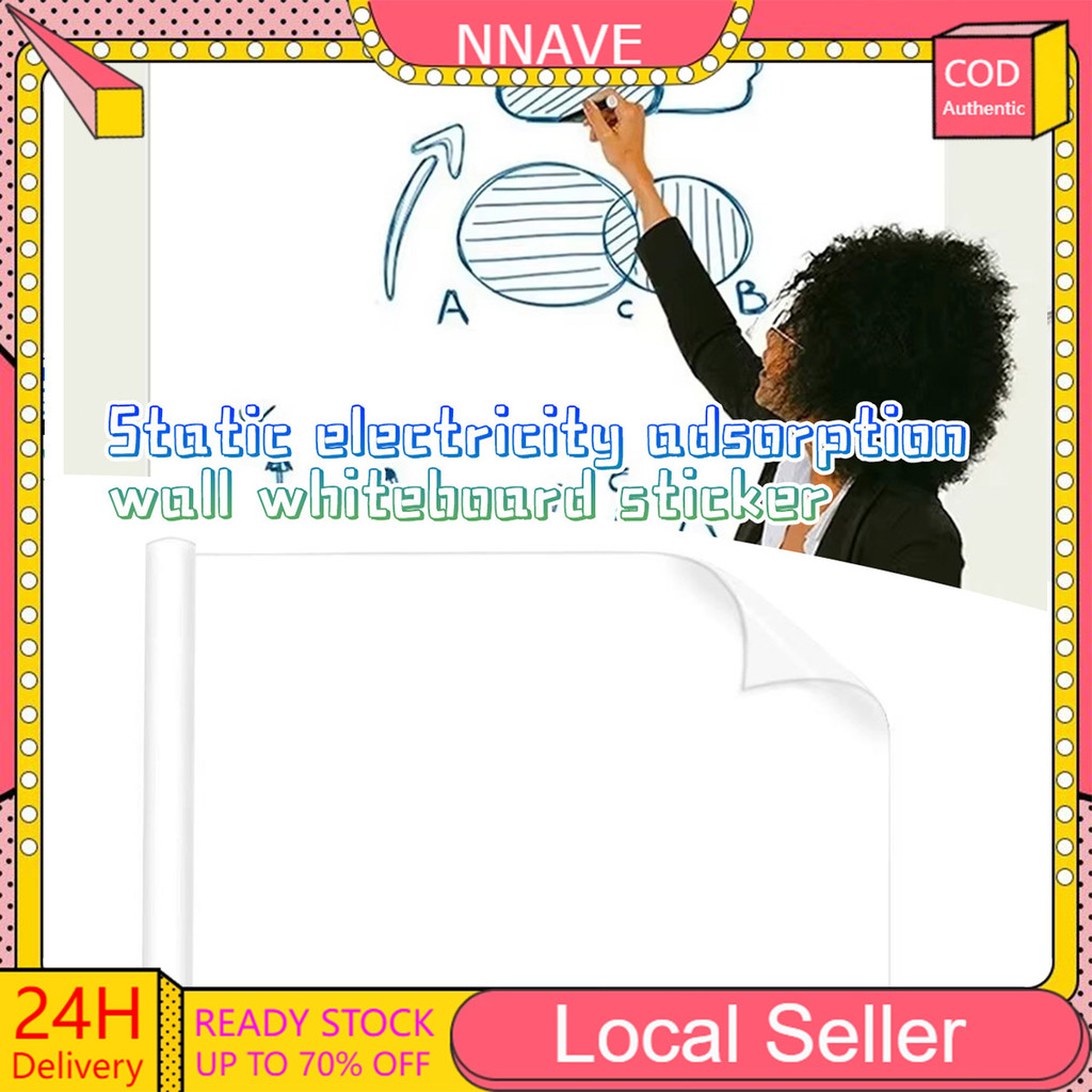 60/90x200cm wall sticker whiteboard Electrostatic Chalk Board Sticker ...