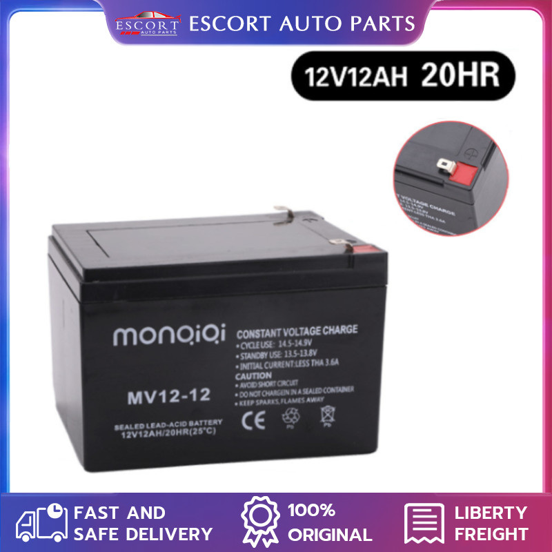 E-Bike Battery 12V 12Ah 20HR 12V12A/12V8A EBike UPS Battery Power ...