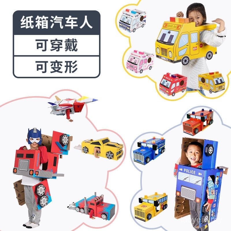 Carton Carton Autobot Wearable Transformers Optimus Prime Bumblebee ...