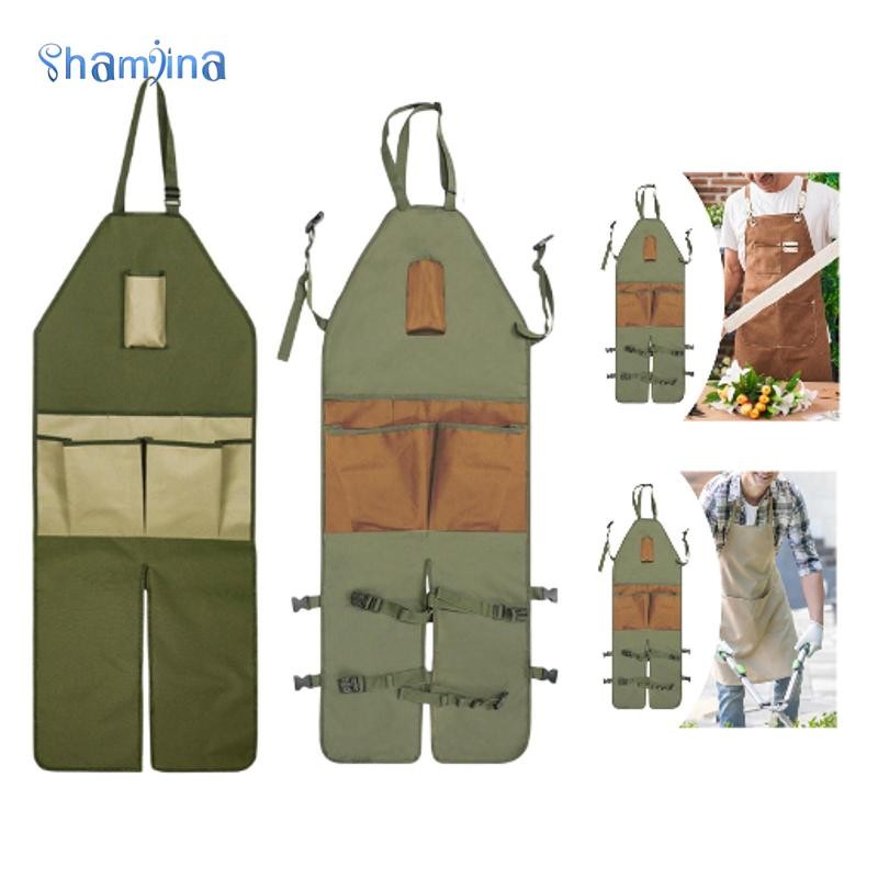 Shamjina Garden Tool Apron for Clay Work, Reusable Artist Apron for ...