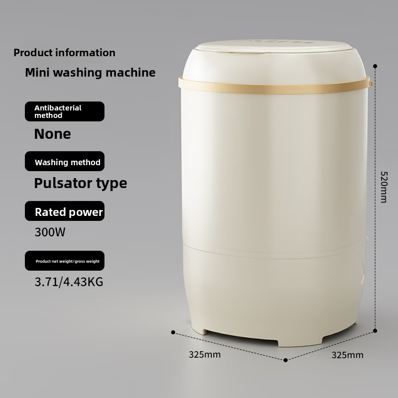4.5kg Mini Washing Machine Portable Washer Machine With Dryer 4.5kg ...