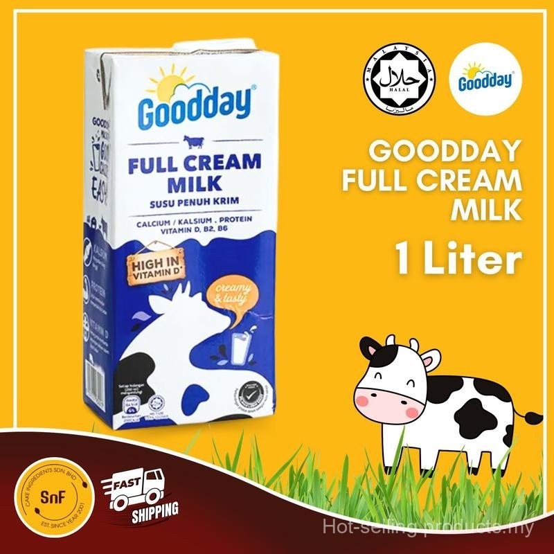 Goodday Full Cream Milk Susu Penuh Krim Barista Milk 1 Liter Halal ...