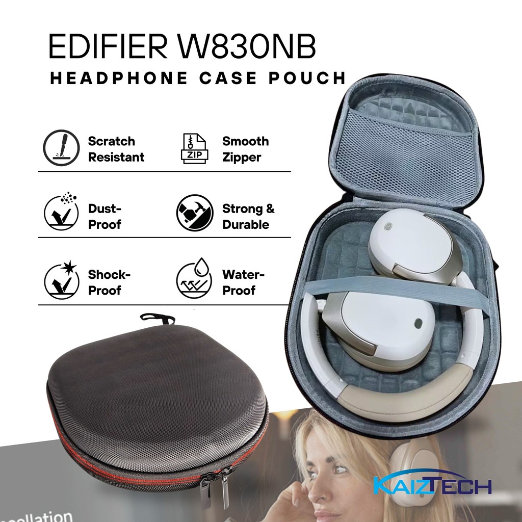 Edifier W830NB Headphone Compatible Headphone Protective Case Storage ...