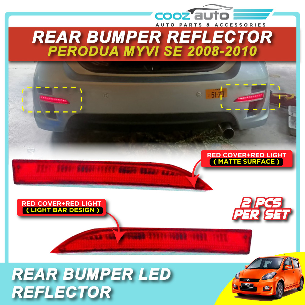 Perodua Myvi SE 2008 - 2010 Rear Bumper Lamp Reflector Brake Light LED ...