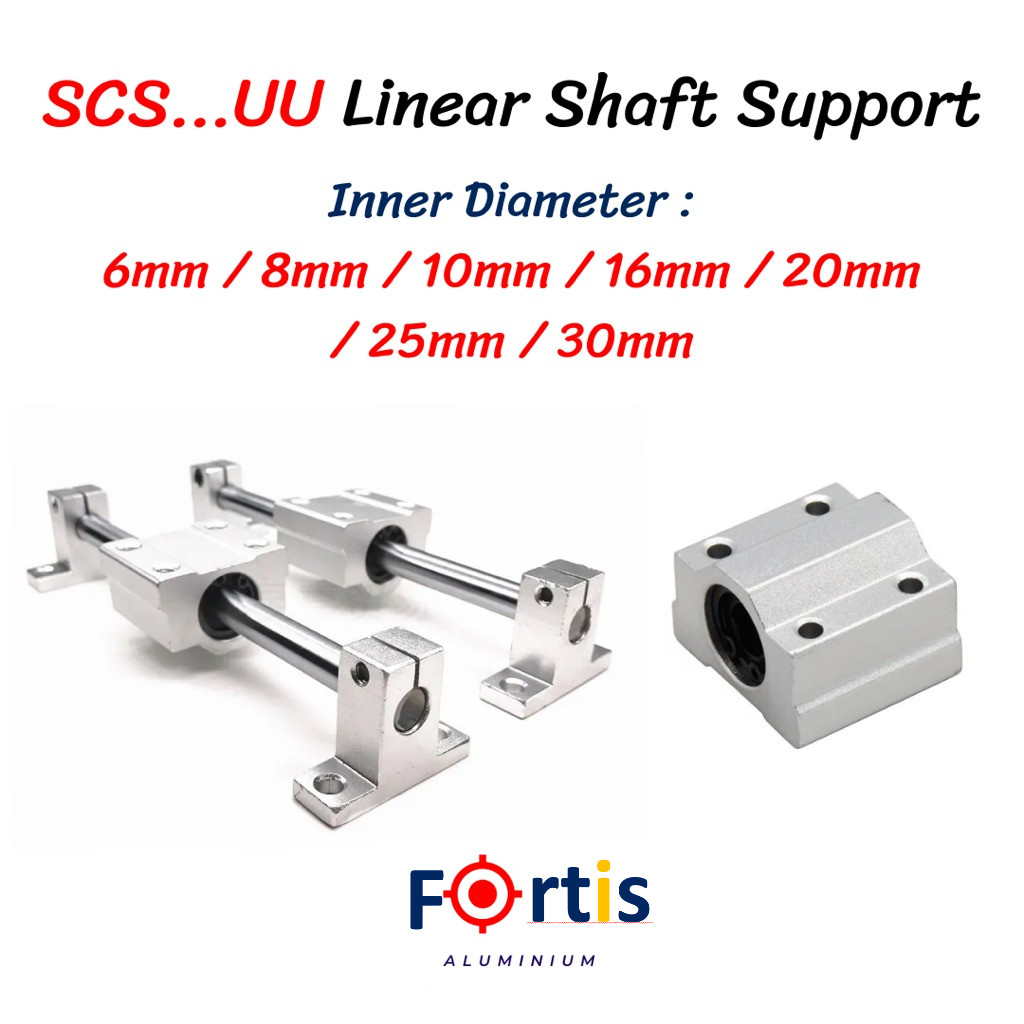 SC Series SCS Linear Bushing Housing Unit Shaft Support Holder Linear ...