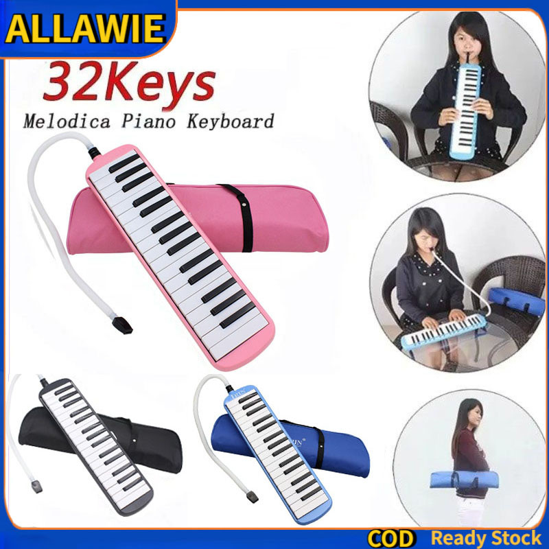 Melodica 32 Keys Piano Keyboard Mouth Organ Harmonica Musical ...