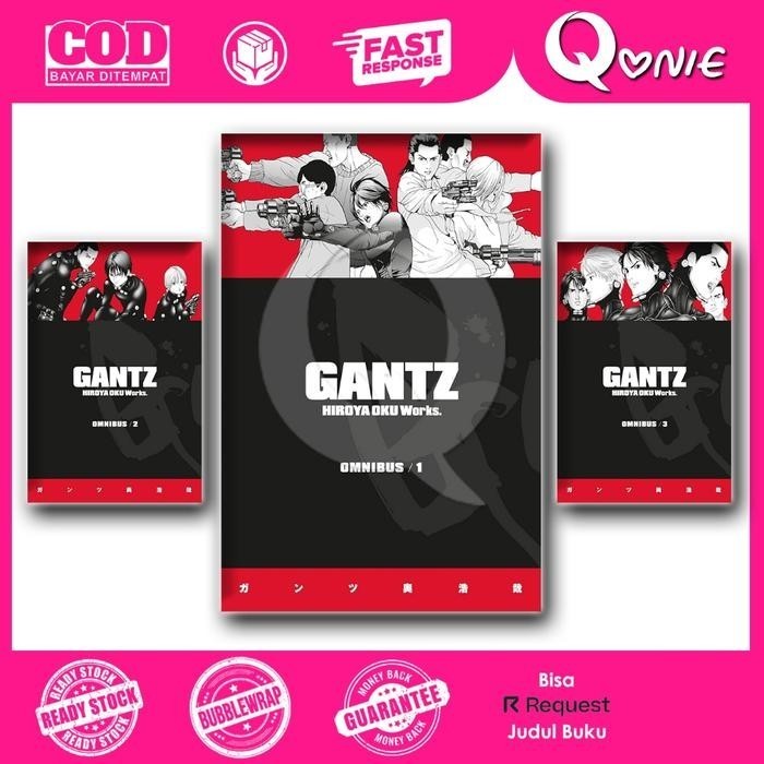 Gantz Omnibus edition Voolume 1 - 12 by Hiroya Oku - Vol 1 | Shopee ...