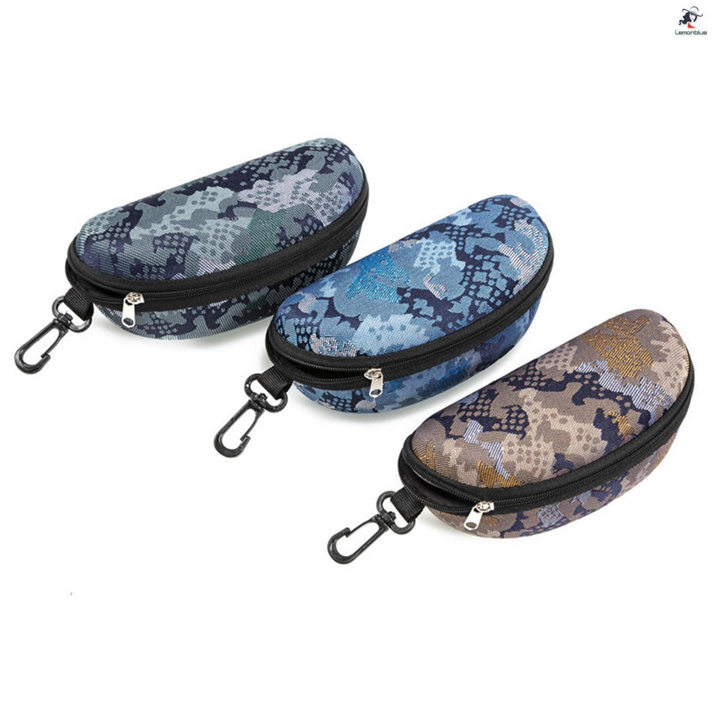 Glasses Case in Camouflage Pattern Zipper Hard Eyeglass Case Box with ...