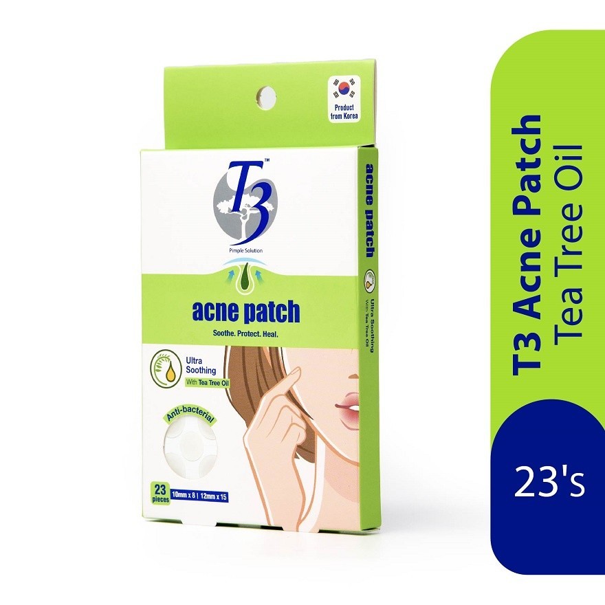 T3 Acne Patch Tea Tree Oil 23s - Ultra Soothing | Shopee Malaysia