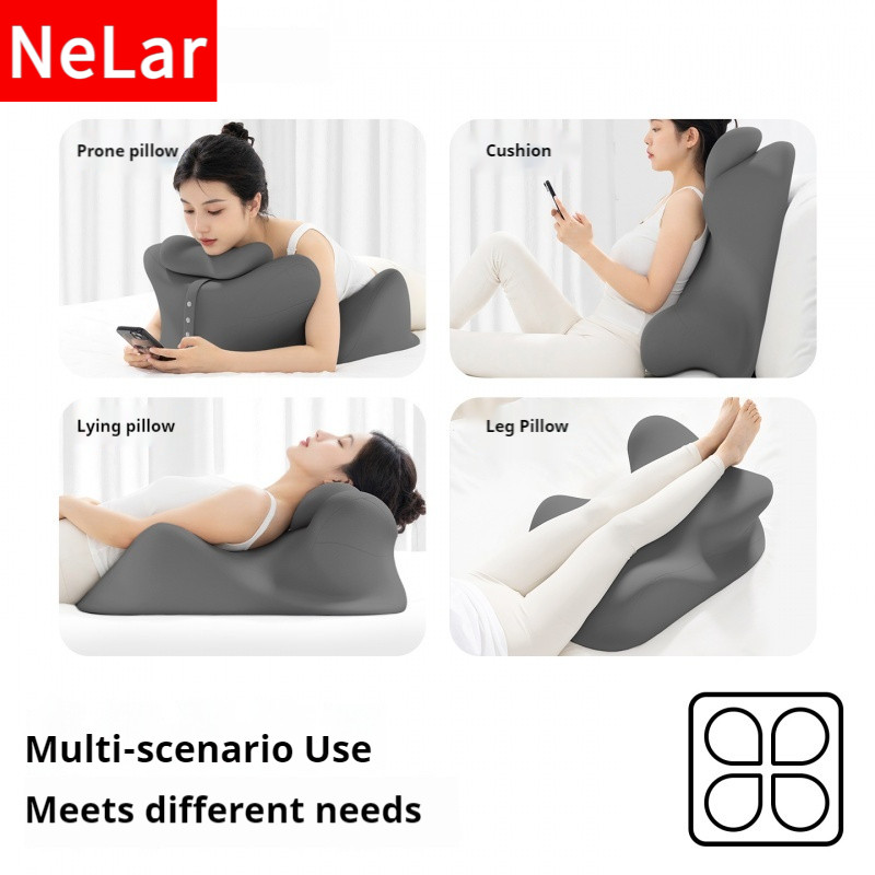 NeLar Multi Position Prone Pillow Ergonomic Bed Read Leg Circulation ...