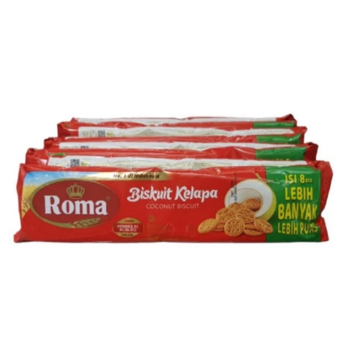 Roma Coconut Biscuits, 10 sachets, a delicious snack from the ...