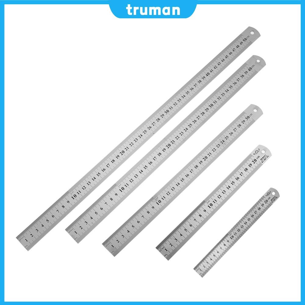 Stainless Steel Ruler Centimeter Ruler Millimeter Ruler Metal Straight ...