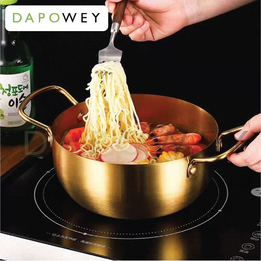 DW Periuk Masak Maggi Mee Sup Korean Ramen Gold Cooking Pot Noodles ...