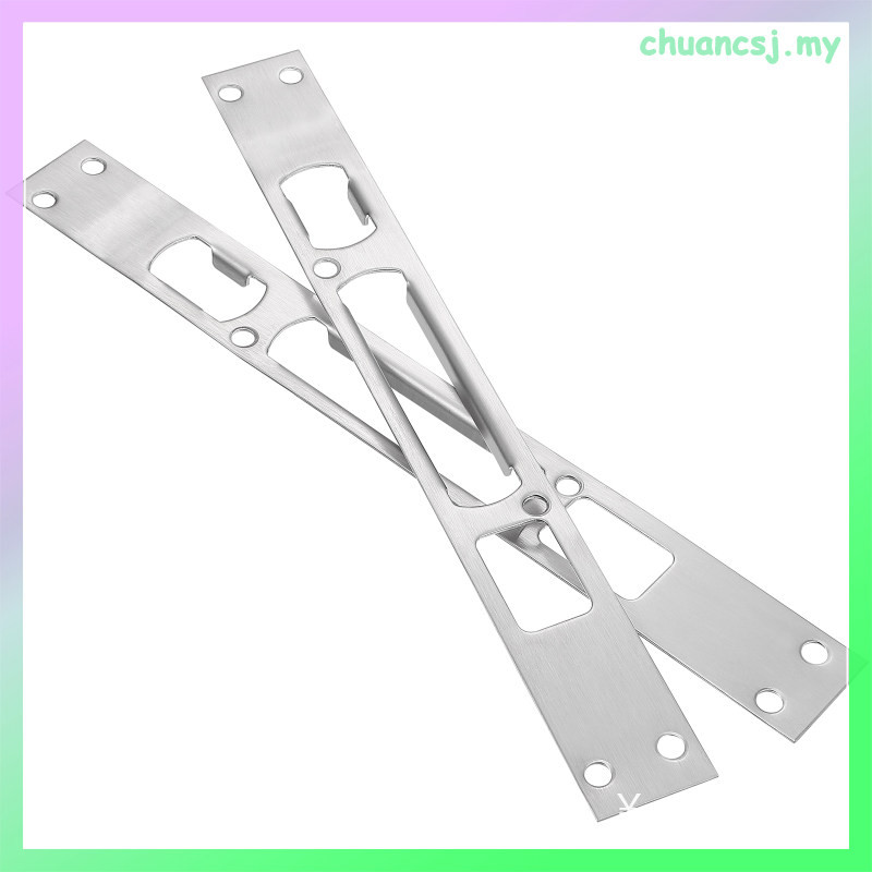 2 Pcs Door Reinforcement Jamb Plate Frame Plates Strike Filler Lock ...