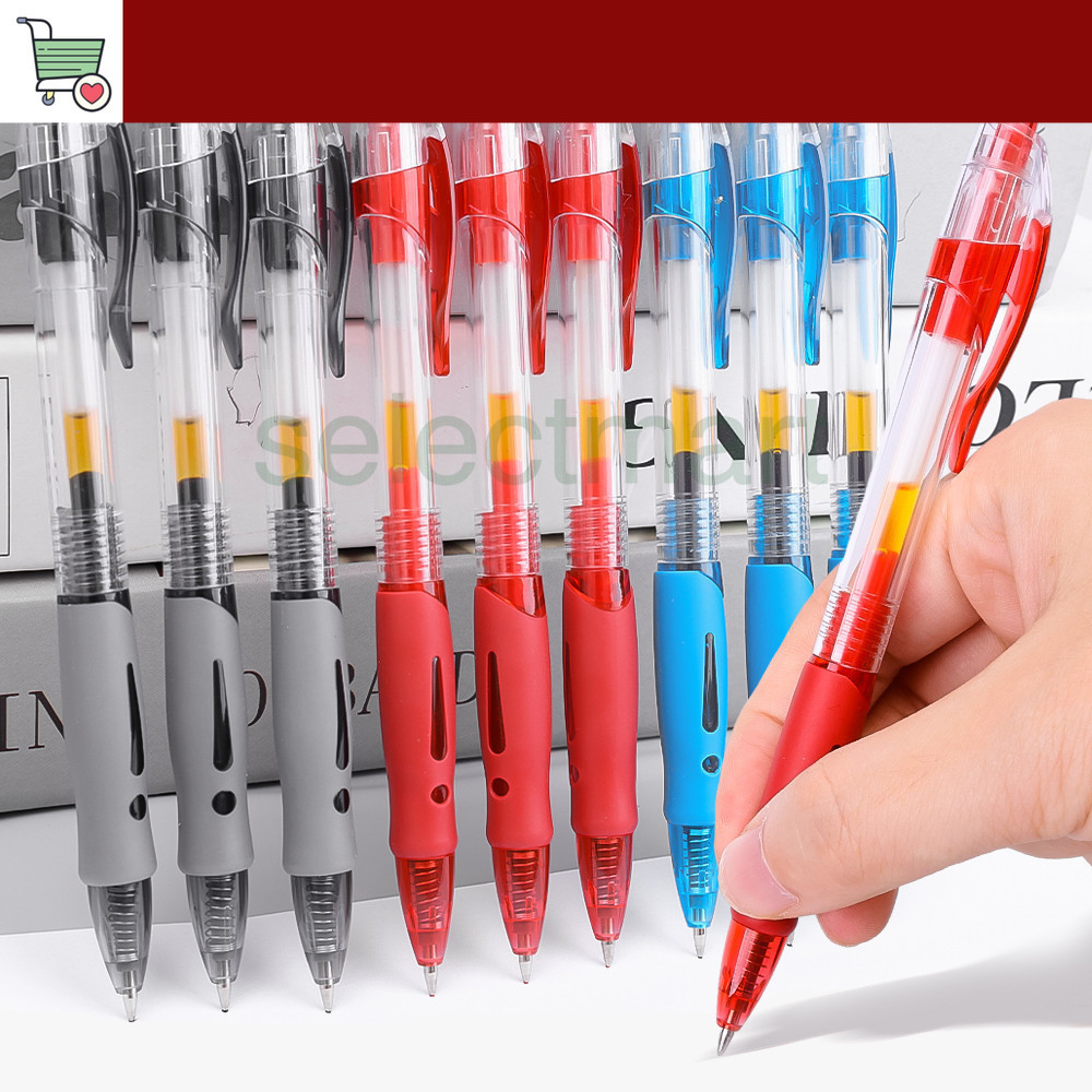 SM Simple Student Writing Ballpoint Pen Silk Smooth Black Quick Drying ...